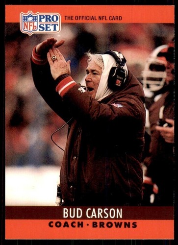 1990 Pro Set Bud Carson Football Cards #77 | eBay