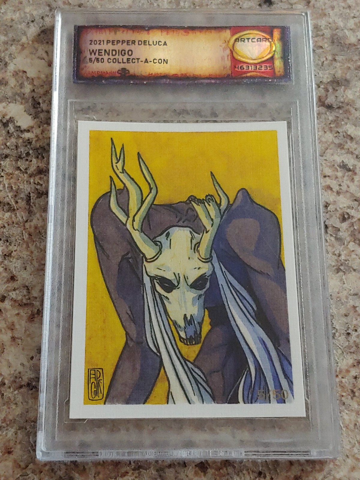 Metazoo - Wendigo - 2021 Art Card 5/50 Pepper Deluca Collect-A-Con ...