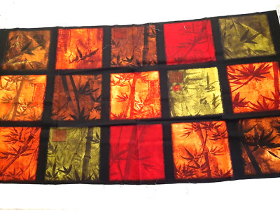 23x44 Fabric Panel Robert Kaufman Oriental Traditions #11869 Adam Guan ...