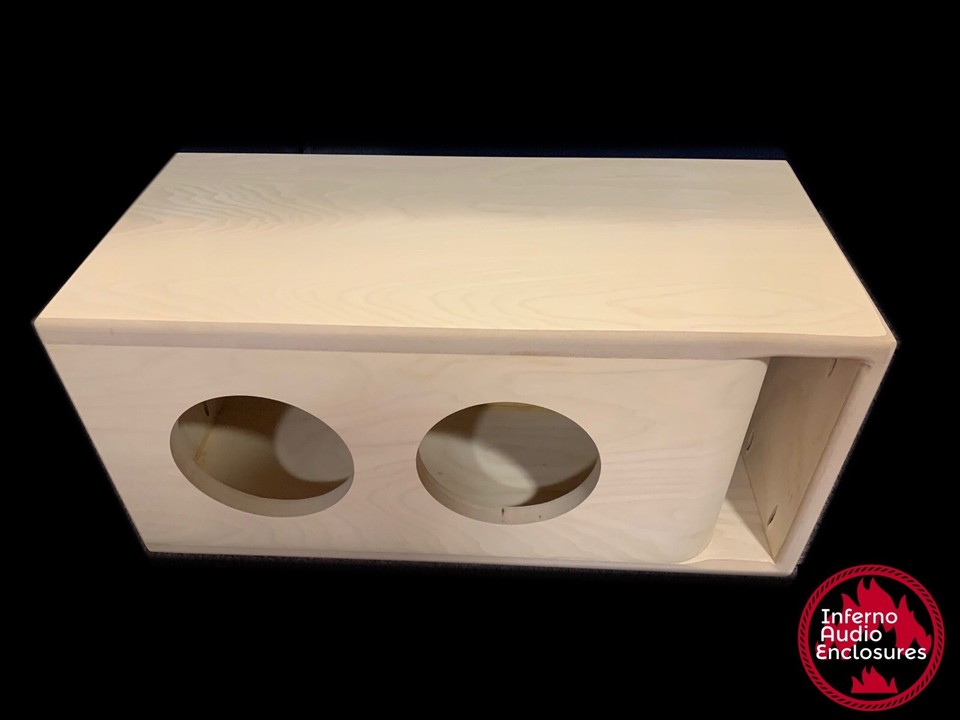 Dual 8” Curved Kerf Slot Ported sub box enclosure | eBay
