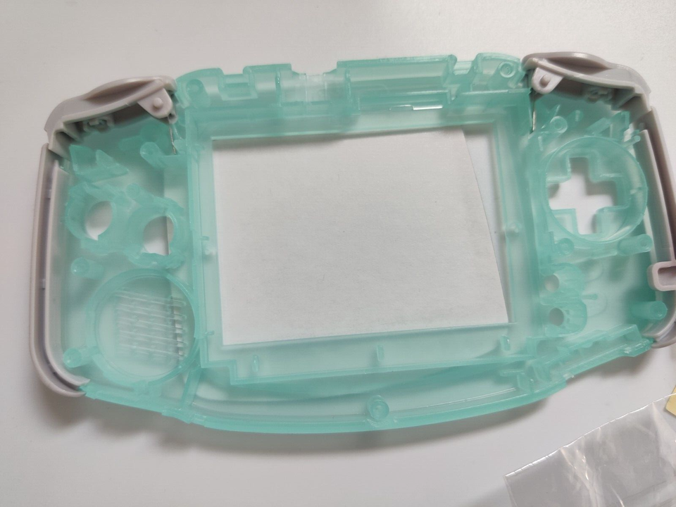 Gameboy Advance Shell Housing Transparent Game Boy IPS Ready Trim Glow ...