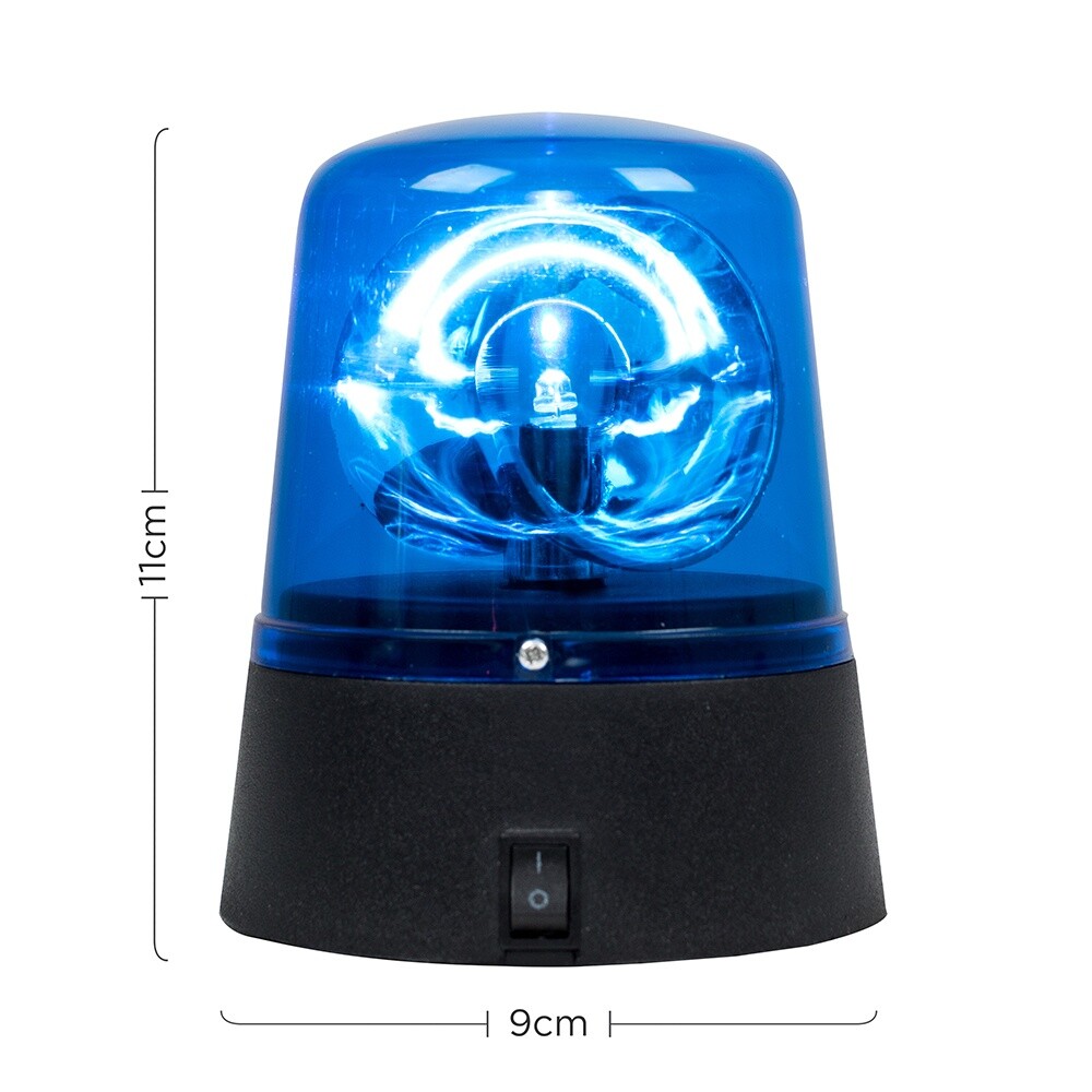 Battery Operated Flashing Lights Super Bright Blue Led Light, 9V