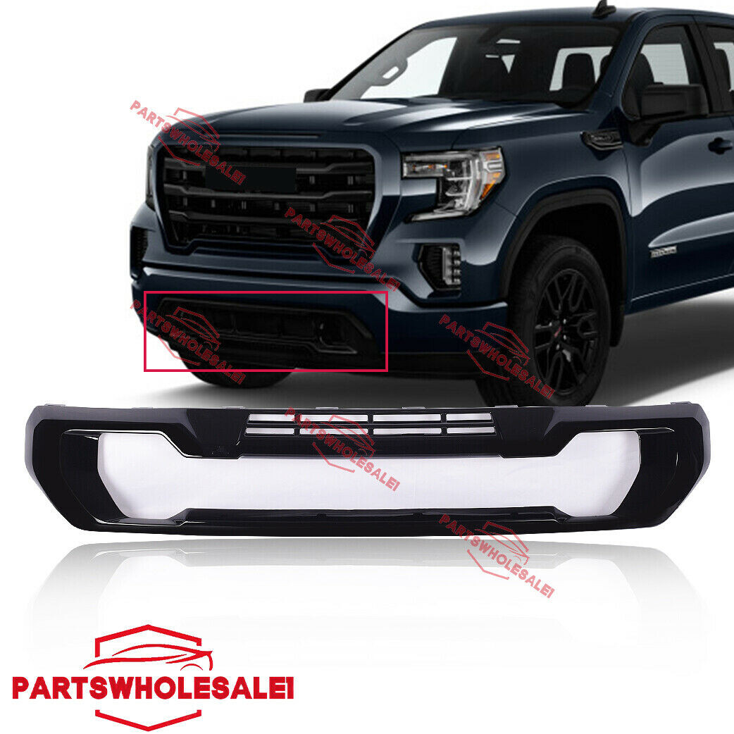 Lower Open Skid Plate Valance For 20-22 GMC Sierra 1500 Diesel Black ...