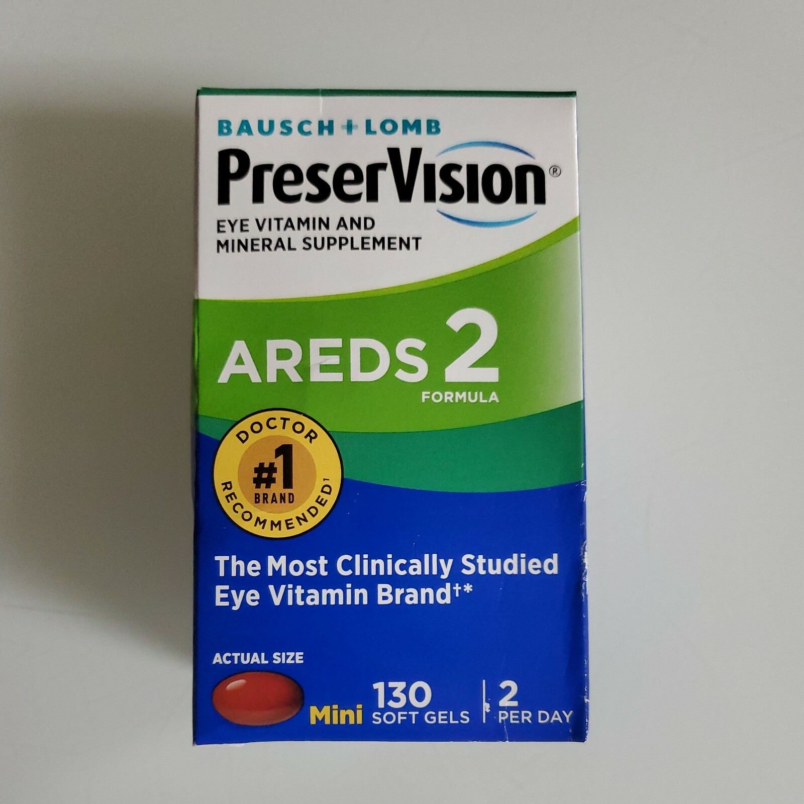 Bausch & Lomb PreserVision Eye Vitamin & Mineral Supplement – 130 CT ...