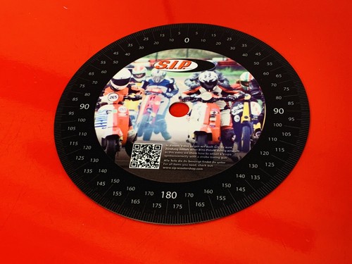 VESPA 2 STROKE IGNITION TIMING DISC FOR IGNITION ADJUSTMENT FOR TUNED ...