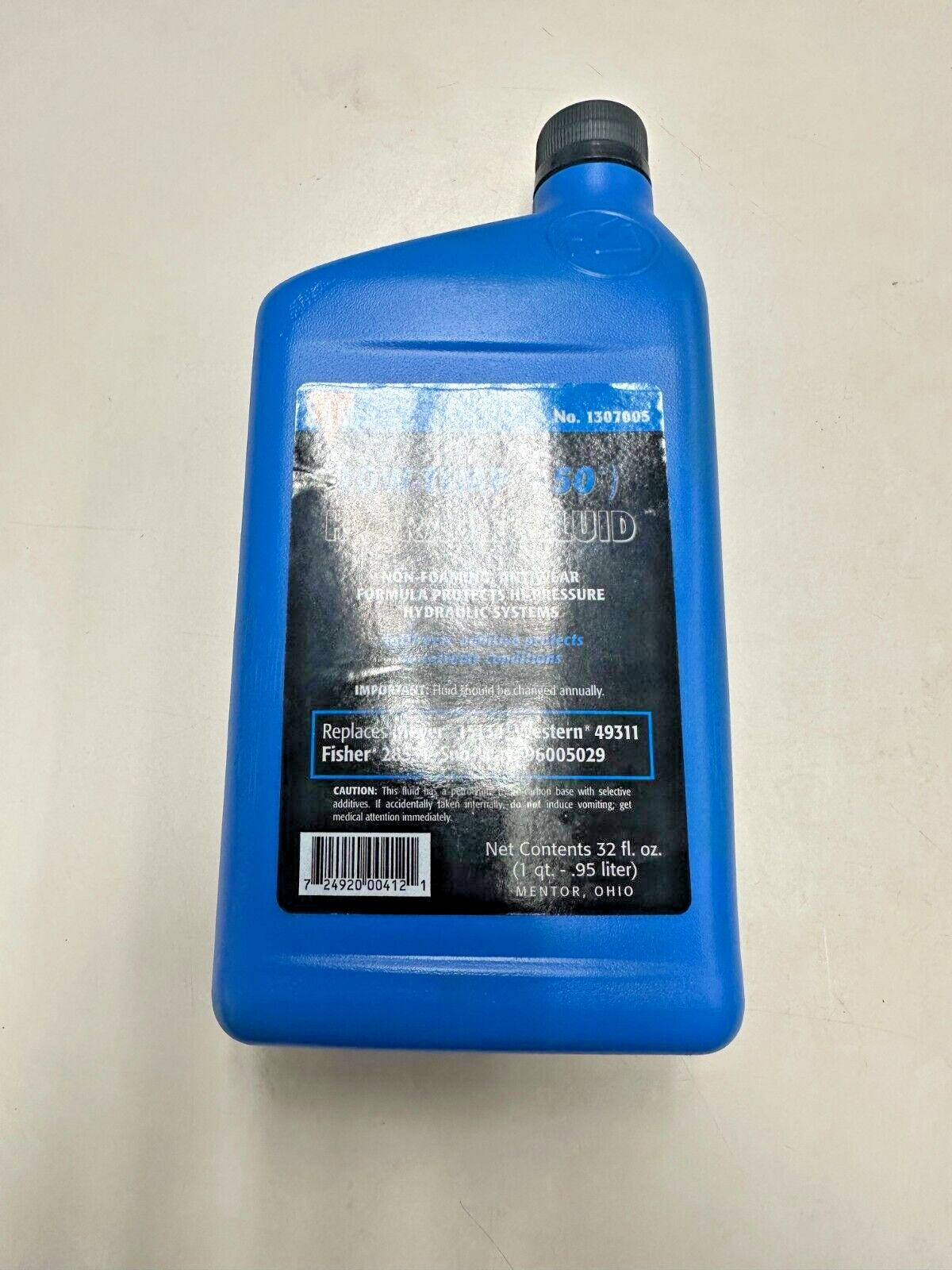 LOW TEMP (-50) BLUE HYDRAULIC FLUID 1307005 | eBay