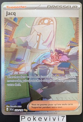 Carte Pokemon JACQ 250/198 Full Art FA Secrète EV1 SV1 FR NEUF | eBay