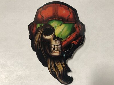 Samus Game Over Sticker - Metroid - Nintendo | eBay