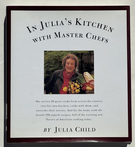 Julia Child Hardcover "In Julia's Kitchen with Master Chefs" Signed 1st Edition 9780679438960| eBay