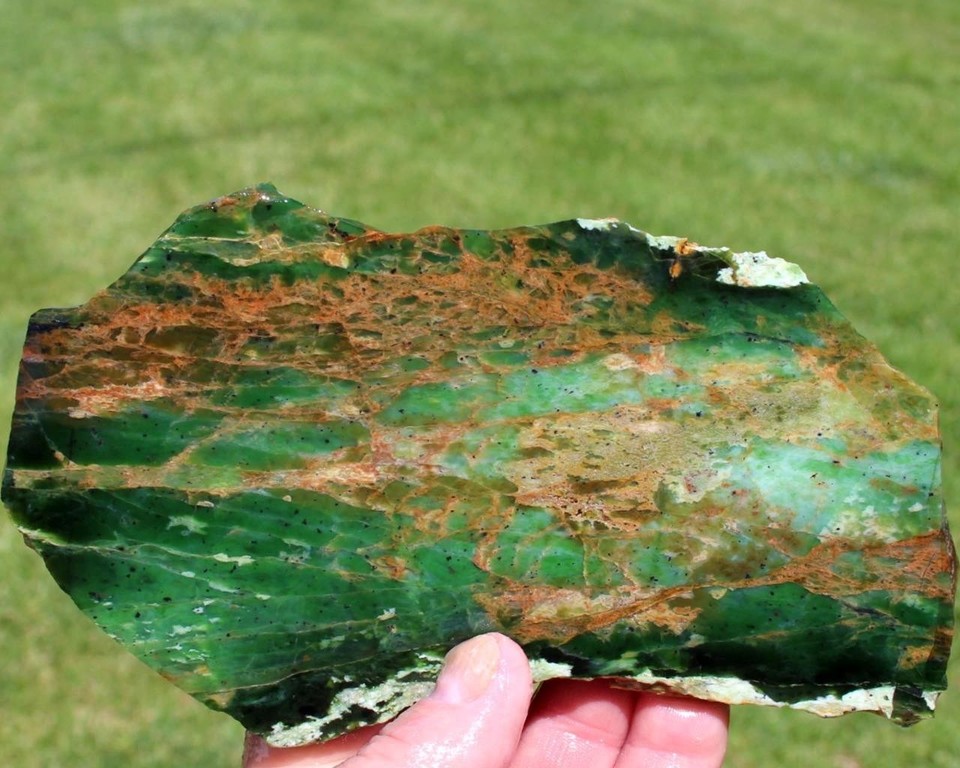 AUSTRALIAN CHROME CHALCEDONY SLAB 200 grams rock/agate/rough/mineral ...