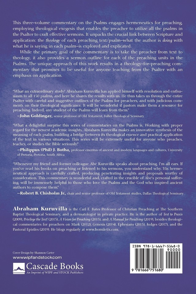 Psalms 1-44 by Abraham Kuruvilla 9781666751680 9781666751680 | eBay ...