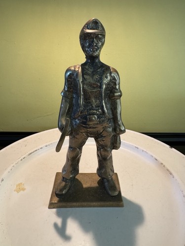 Vintage Brass Coal Miner Figure Mining Memorabilia | eBay