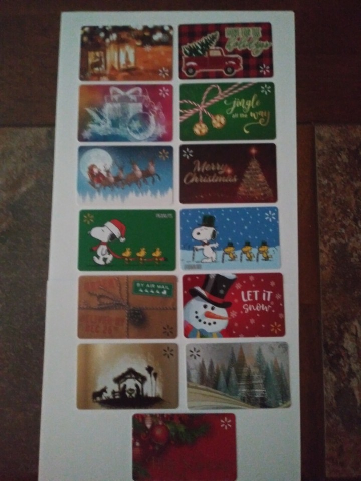 Wal-Mart Gift Cards 2020 " 14 WAL-MART CHRISTMAS GIFT CARDS " GREAT ...