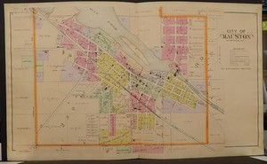 Wisconsin Juneau County Map Mauston 1898 Dbl Pg Dbl Side Y10#81 | eBay