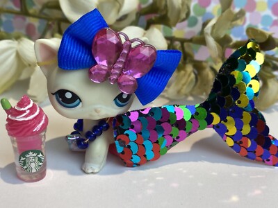 Littlest Pet Shop Clothes LPS Skirt accessories custom Mermaid CAT NOT ...