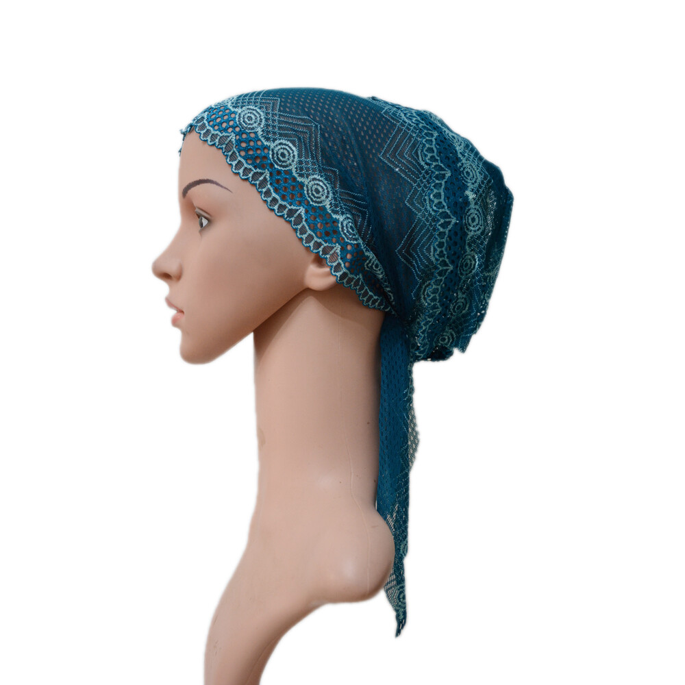Muslim Women Lace Hat Islamic Inner Caps Headwear Underscarf Hijab Lady ...