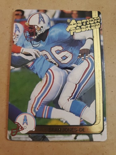1991 Action Packed Football Card #96 Sean Jones | eBay