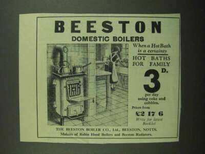 1939 Beeston Domestic Boilers Ad | eBay