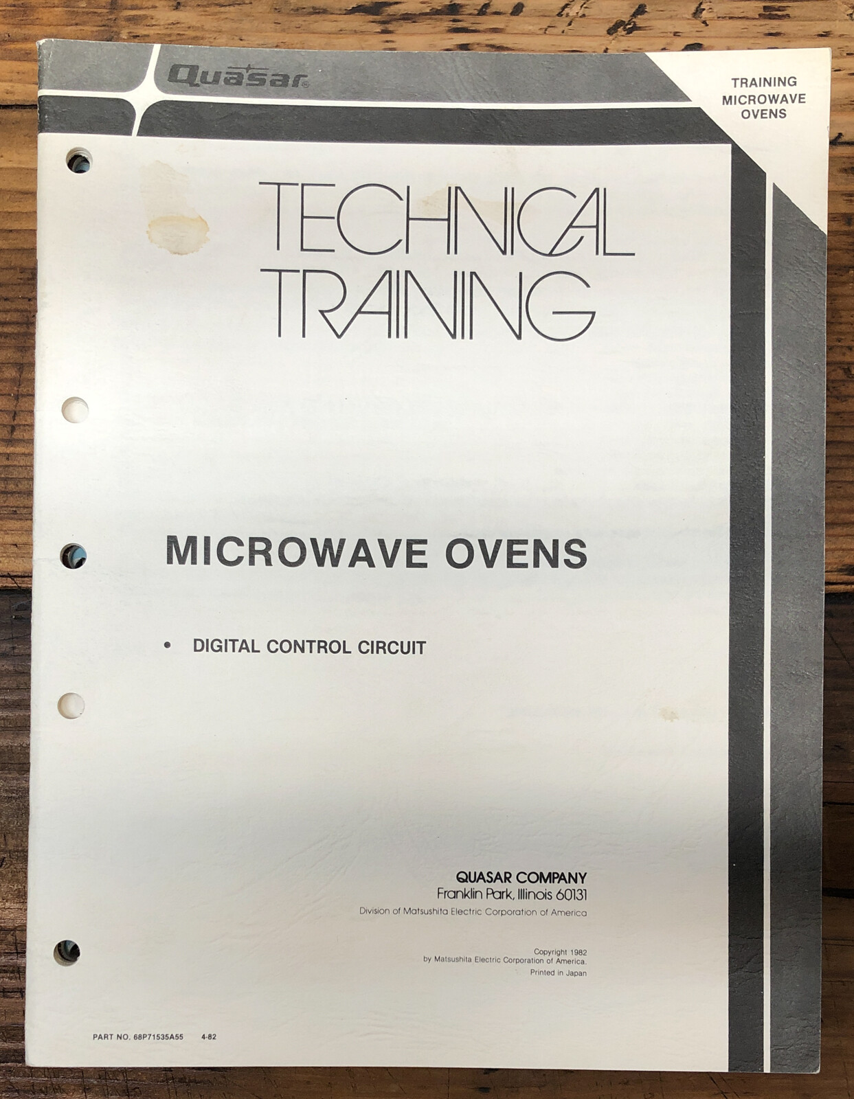 Quasar Microwave OVENS Training Manual *Original* #1 | eBay