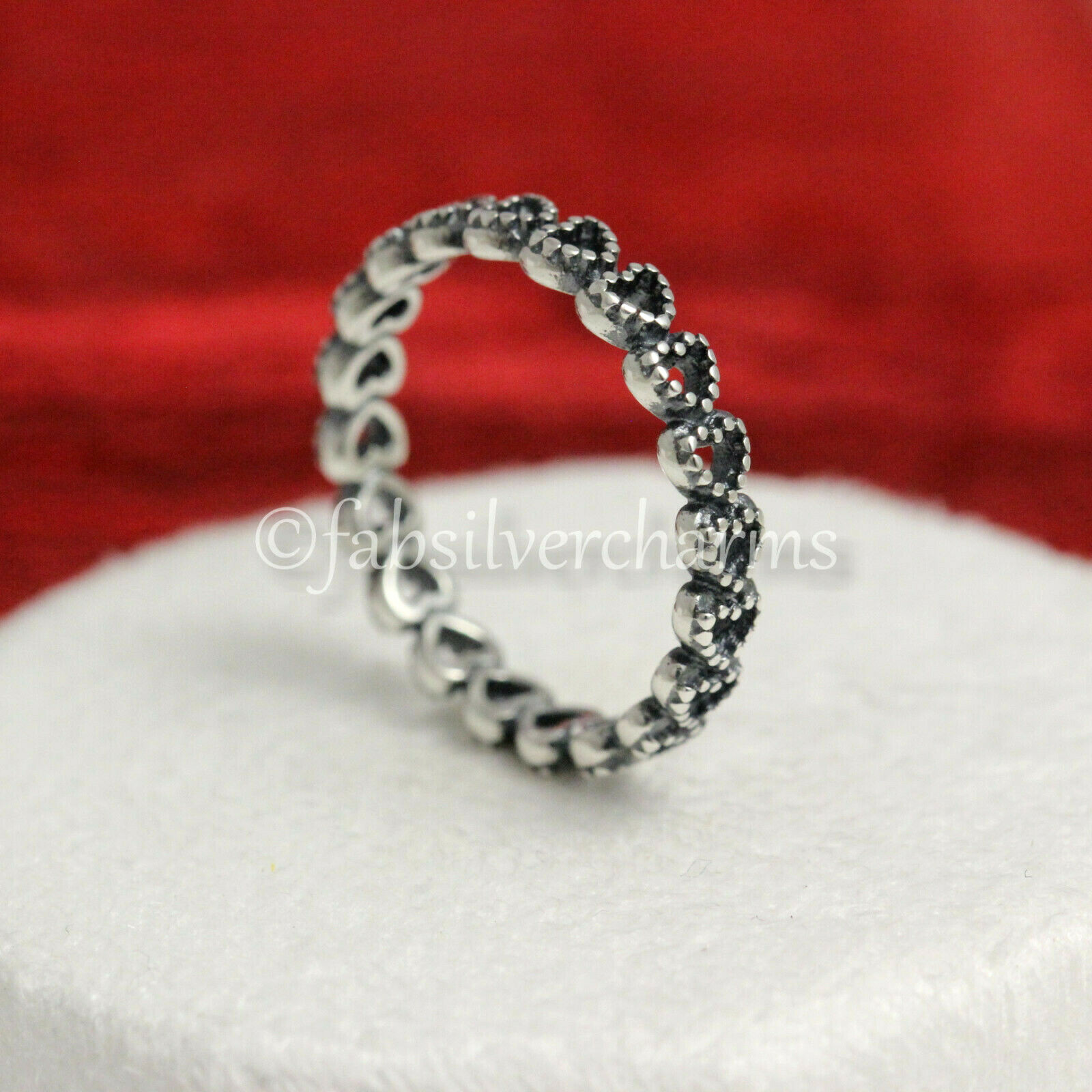Authentic Pandora Ring Linked Love 190980 Multiple Sizes | eBay