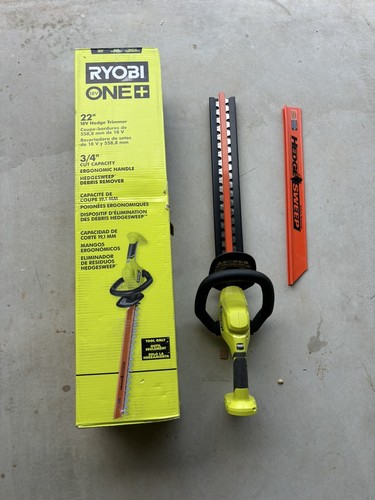 Ryobi 18v 22 in Hedge Trimmer With Hedge Sweep Tool Only Model ...
