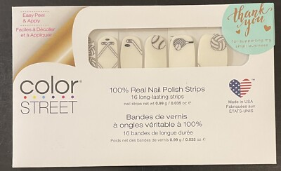 Color Street Nail Polish Strips Game On Overlay | eBay