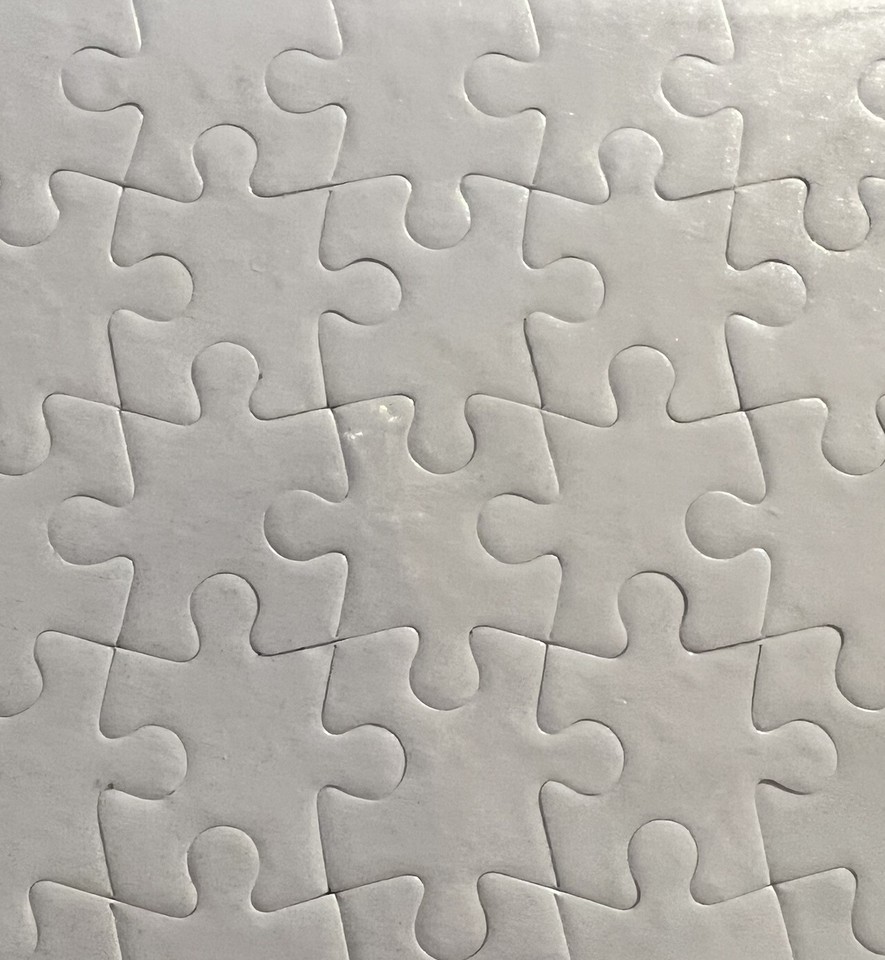Faxco 320 Blank Jigsaw Puzzle Pieces for Crafts Make Your Own | eBay