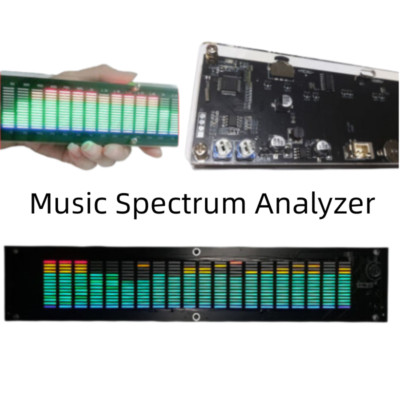 Cube LED Audio Spectrum Analyzer Display Music Spectrum Indicator VU ...