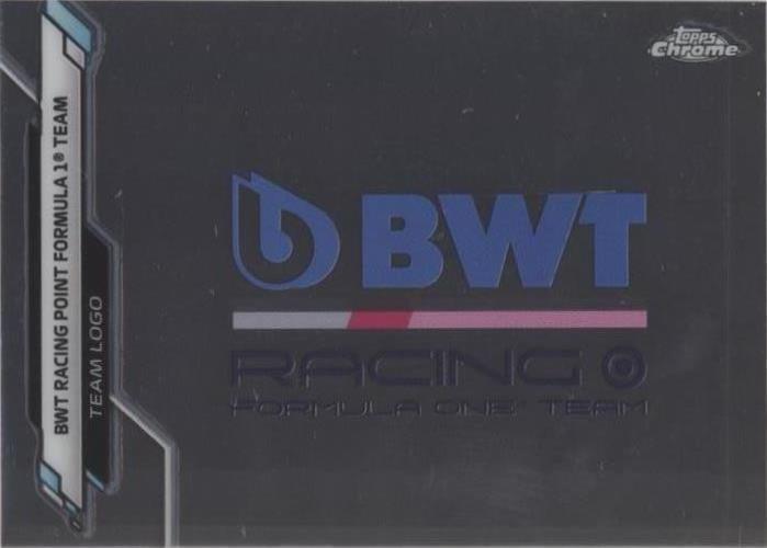 2020 Topps Chrome Formula 1 - Team Logos BWT Racing Point F1 Team #118 ...
