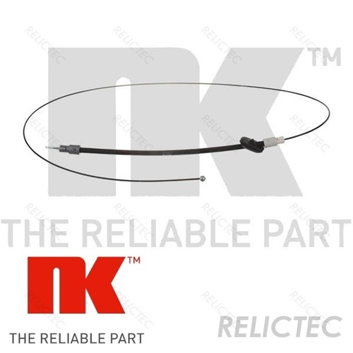 Front Parking Hand Brake Cable MB VW:906,2E,2F,SPRINTER,CRAFTER 30-50 ...