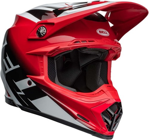 NEW Bell Moto-9S Flex RAIL Dirt Bike Motocross Helmet Red/White Size ...