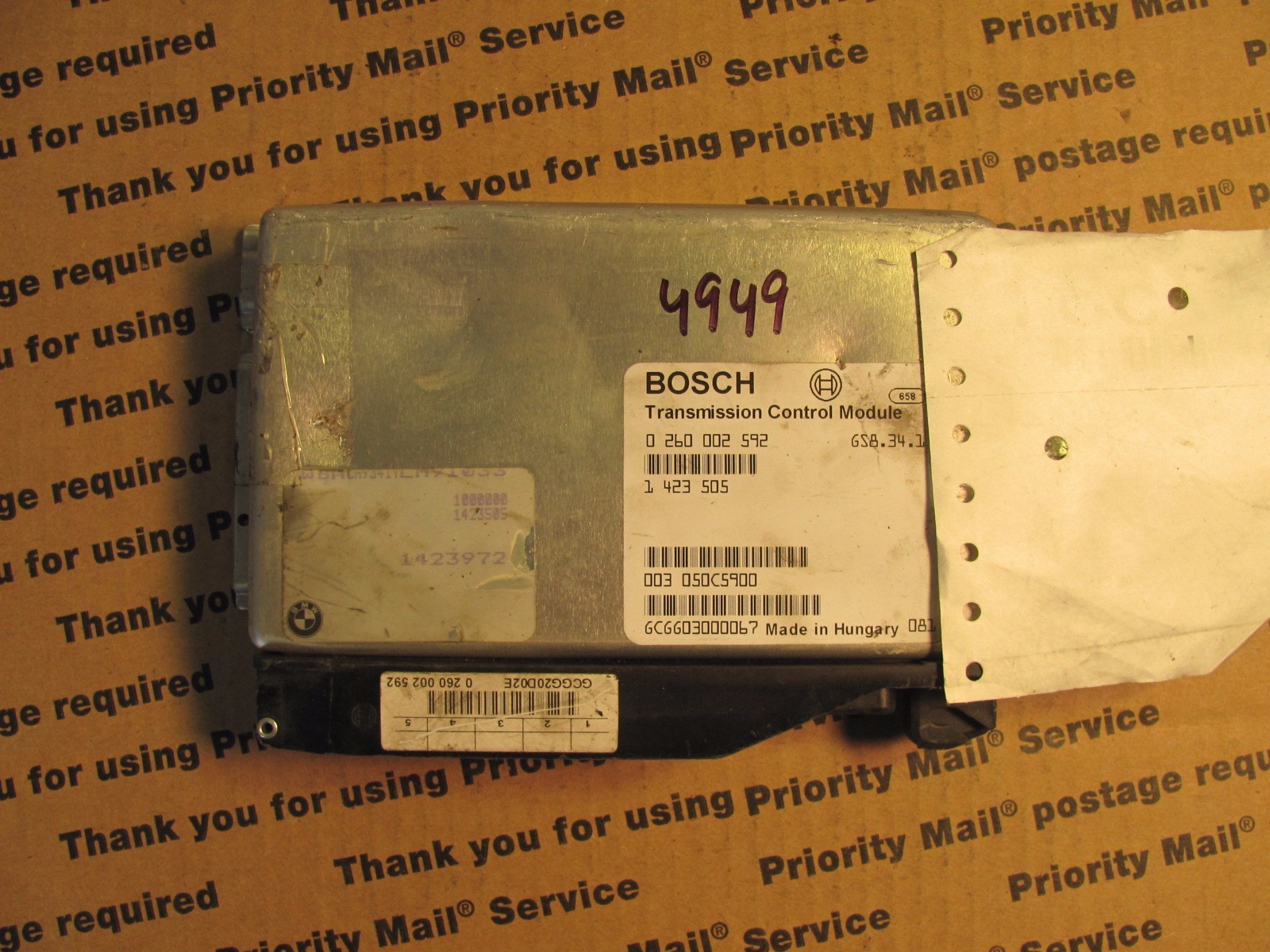 99 BMW 528i "DENTED" TCU TCM TRANS CONTROL MODULE 1423438 | eBay