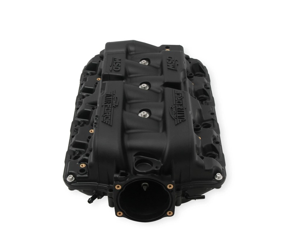 MSD Atomic Airforce GM LS1/LS2/LS6 Intake Manifold Black Fits Chevrolet ...
