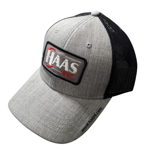 (LOT) HAAS INC Trucker Mesh Snapback Hats Cap Adult Size Black & Grey ...