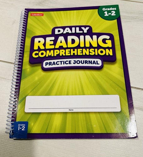 Daily Reading Comprehension Practice Journal Grades 1-2 Lakeshore | eBay