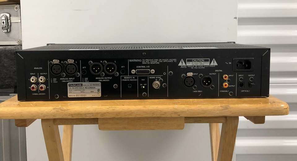 TASCAM CD-RW2000 Professional Rackmount CD Rewritable Recorder - #E | eBay