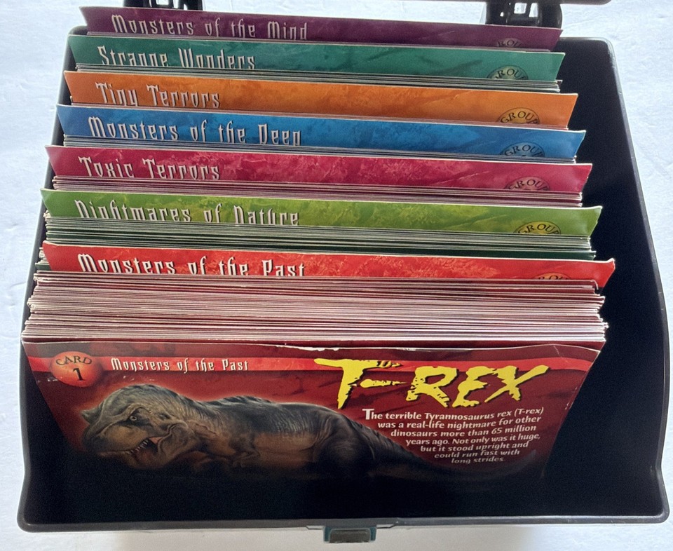 Weird n' Wild Creatures 300+ Large Cards With Plastic Box | eBay