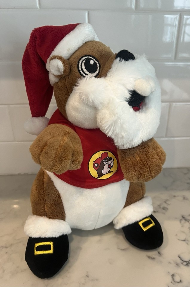 Buc-ee's Santa Buc-ee Beaver Holiday Christmas Medium 10" Plush Bucees ...