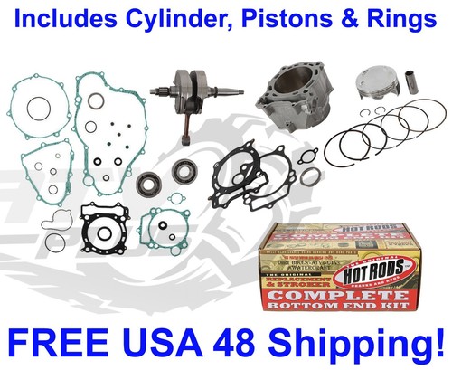 YFZ 450 ATV 2004-2009 Yamaha Engine Rebuild Kit Cylinder & Piston (NO R ...