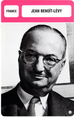 FICHE CINEMA / CARTE / CARD : JEAN BENOIT-LEVY (Biographie/Filmographie) | eBay