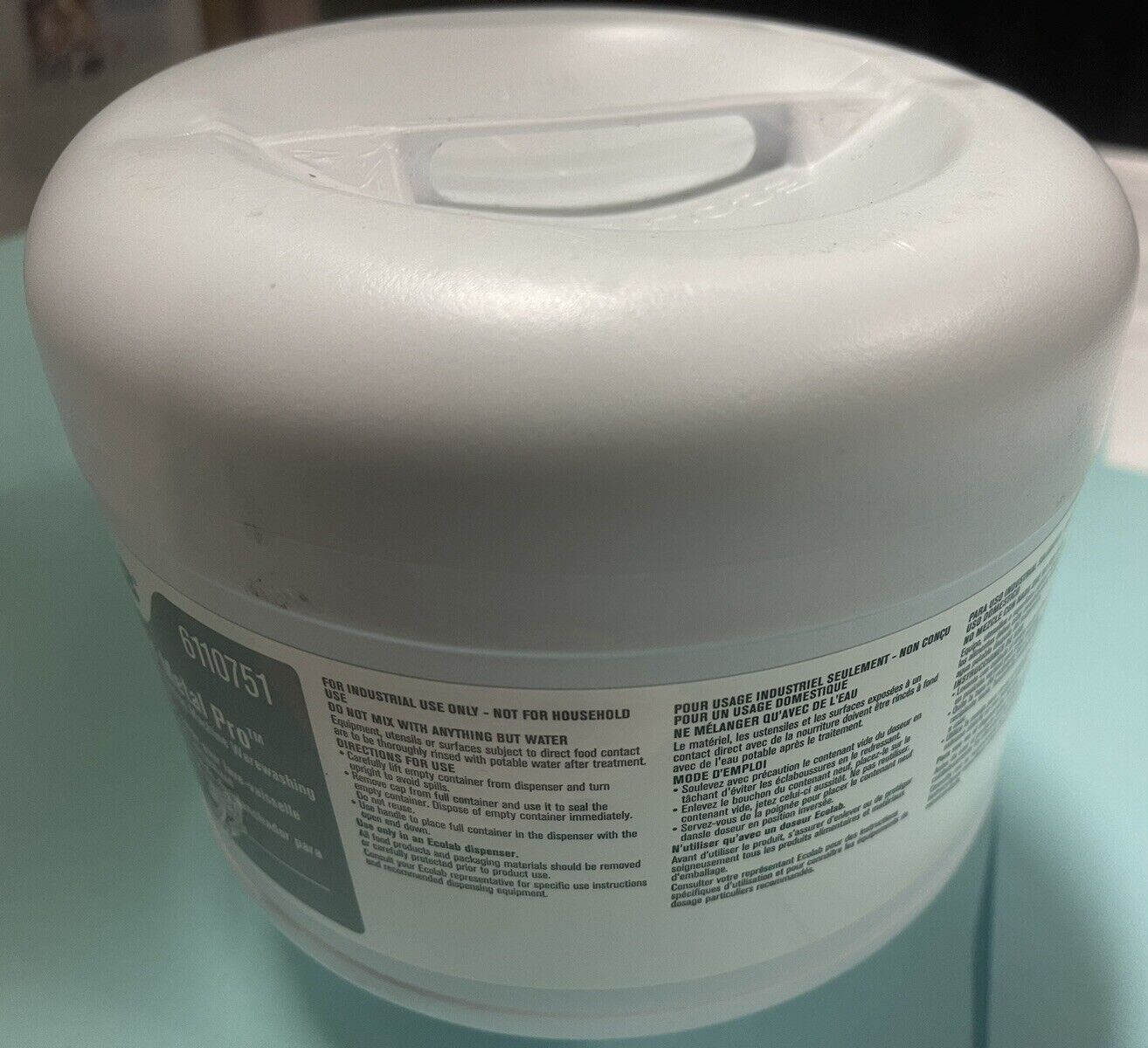 ECOLAB 6110751 10751 SOLID METAL-PRO DESTAINING WAREWASHING DETERGENT ...