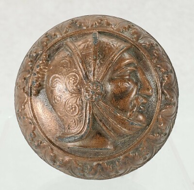 Antique Figural Doorknob with Roman Gladiator Bronze Finish | eBay