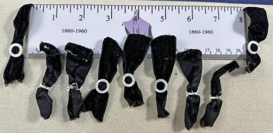 Victorian White Lace High Neck Collar Shirt Front Dickey Dress Trim MOP ...