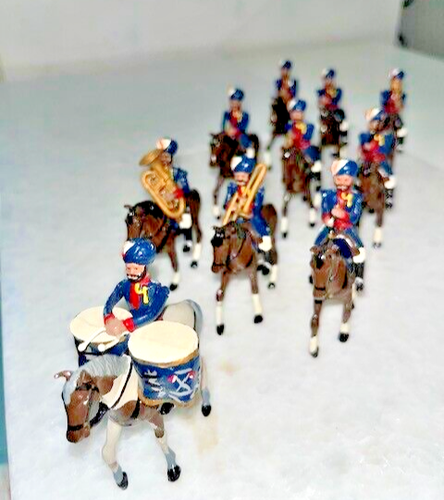 Trophy Miniatures - Indian Army mounted band - lead figures toy ...