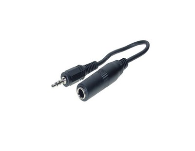 Handle - Headphones Adapter Cable 15cm 3,5/6,3mm Plug / Jack Mp3 Cd ...