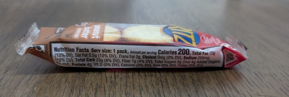 Collectable, rare error! Ritz PB Crackers 6 Pack, ONLY 5 packaged ...