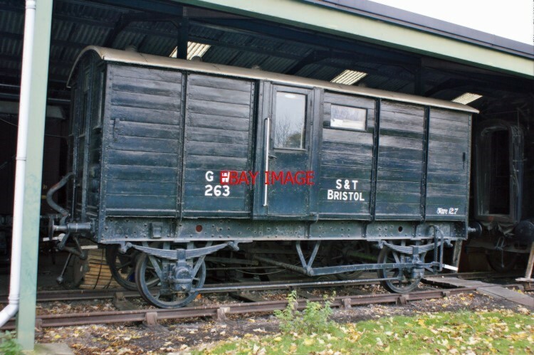 PHOTO GWR/BR(W) S&T MESS VAN NO 263 AT THE DIDCOT RAILWAY | eBay UK