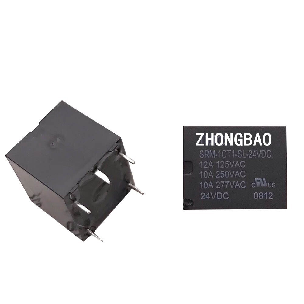 set of 5 Relay SRM-1CT1-SL-24VDC 12A 125VAC 5Pins new | eBay