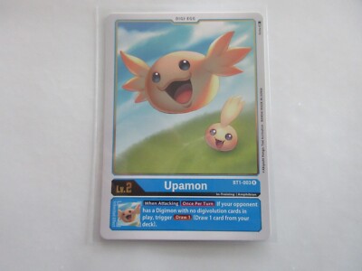 Upamon BT1-003 Digimon Card Game NM | eBay