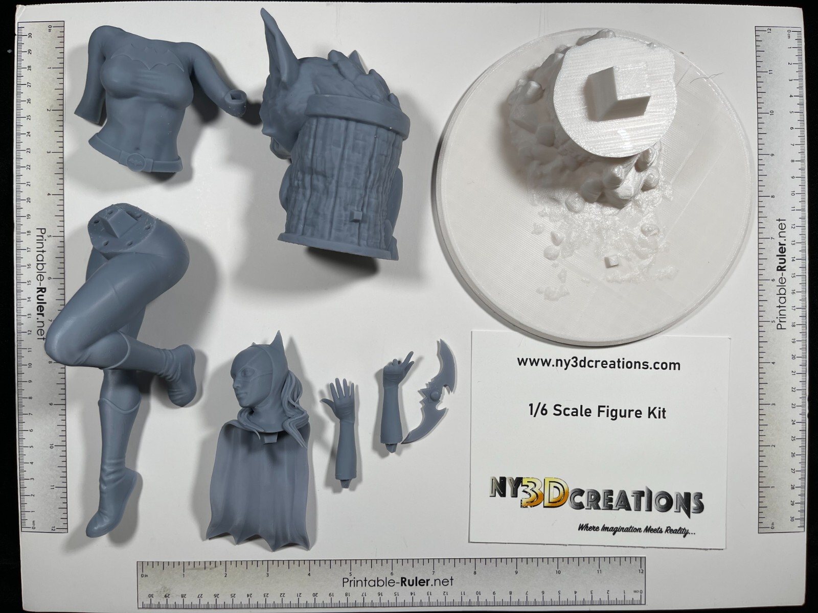 Sexy Batgirl Classic Pinup - Resin - Model Kit - 1/6 - 1/8 Scale | eBay